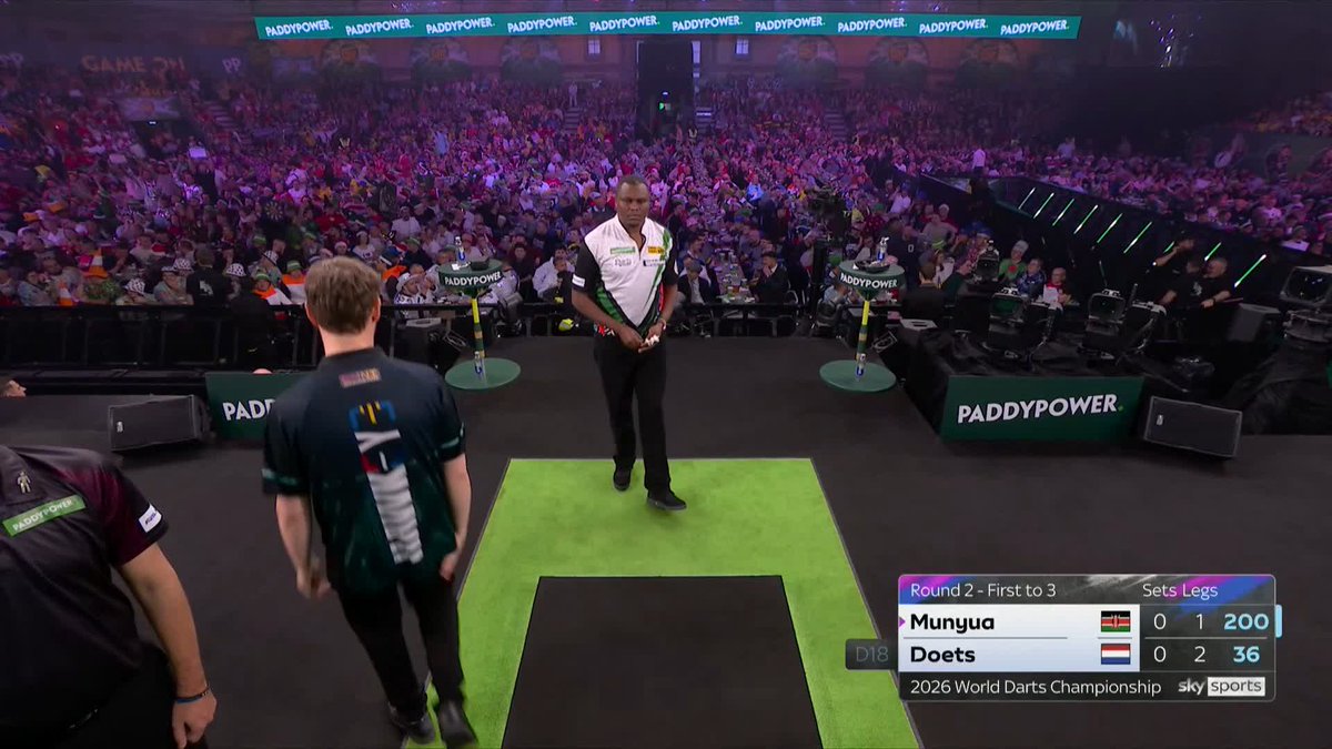 DOETS LEADS! Kevin Doets takes the opening set 3-1 to lead against ...